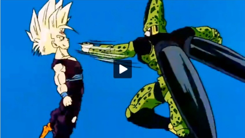 Gohan vs Cell animated gif by nemotrex on DeviantArt