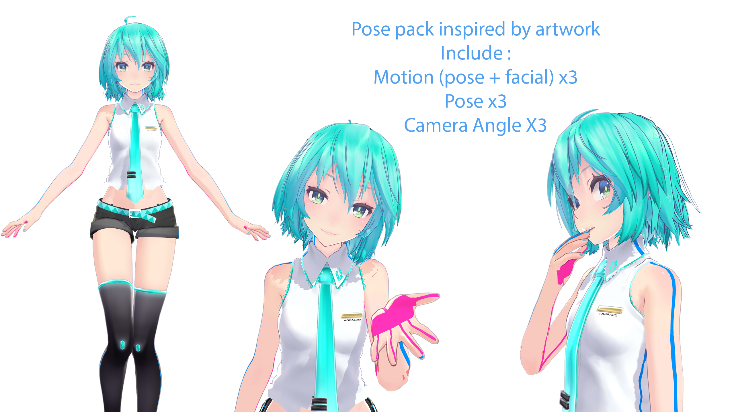 MMD : Pose pack random - 3 Poses by JuouNexus on DeviantArt