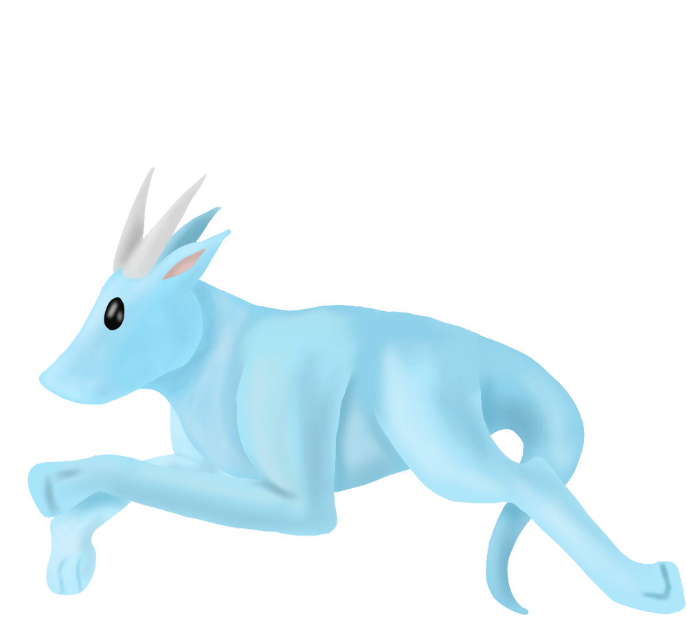 Blue Creature Daily Paint #2 by ArtHowl on DeviantArt