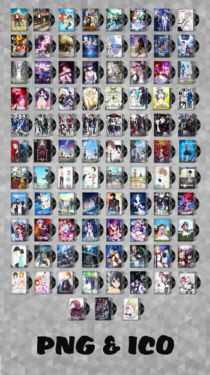 Animes movies icons pack by simoooapex on DeviantArt