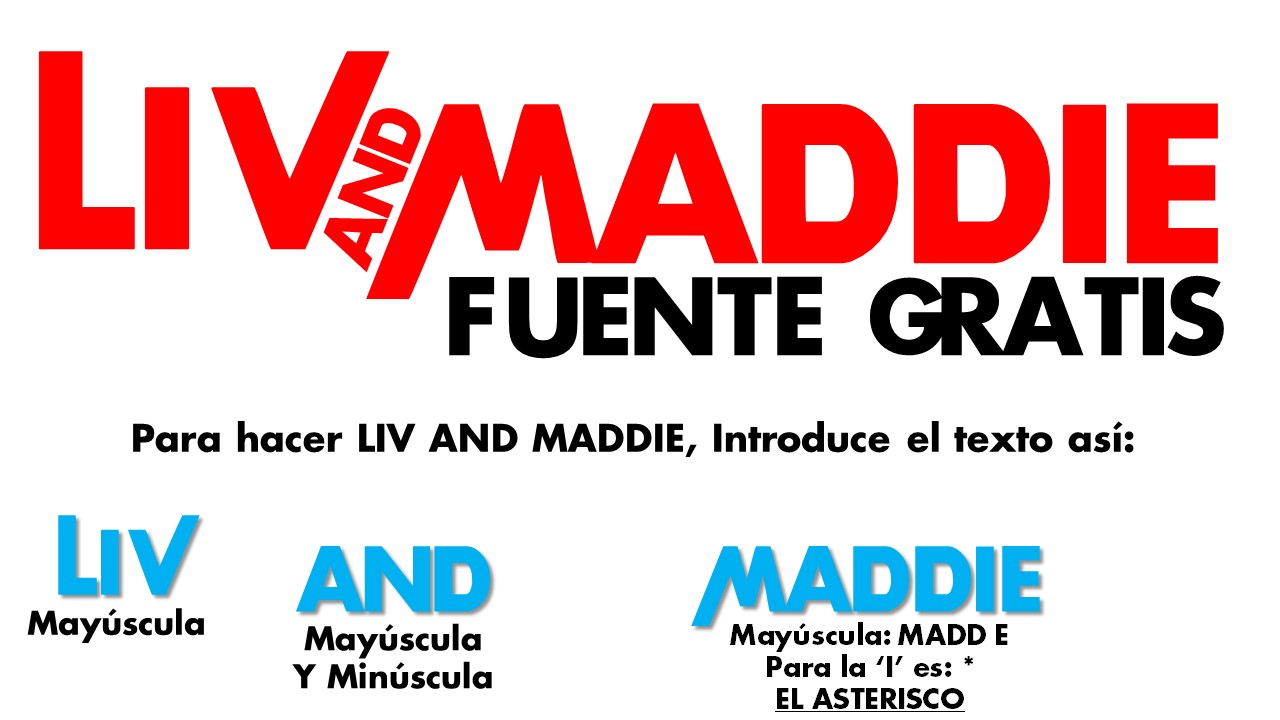 Liv and Maddie Font by Jackuing2017 on DeviantArt