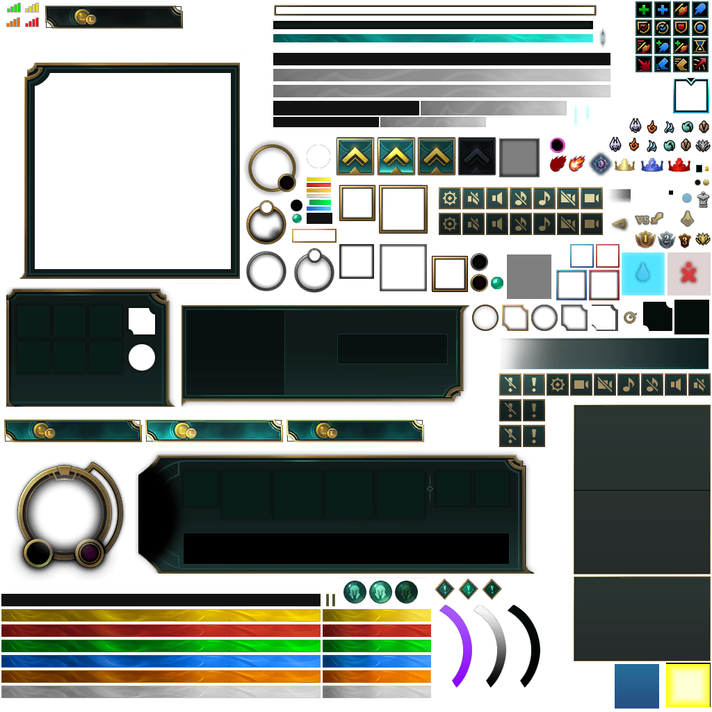 HUD default completo - League of legends by Inbrinee on DeviantArt