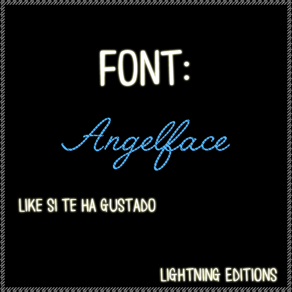 Font Angelface by LightningEditions on DeviantArt