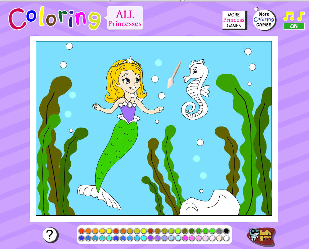 Coloring Princess Sofia Mermaid by botsgames on DeviantArt