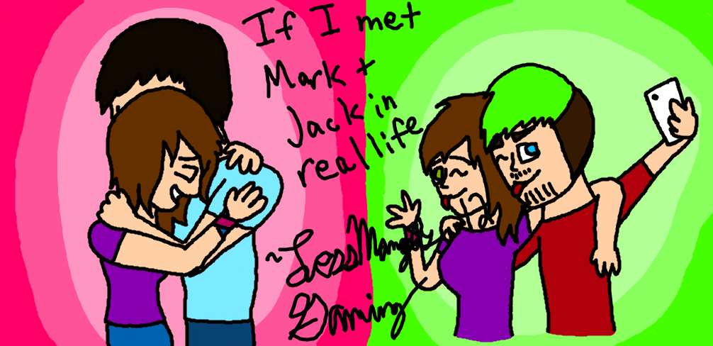 If I were to meet my heroes IRL by LessMangles12Gaming on DeviantArt
