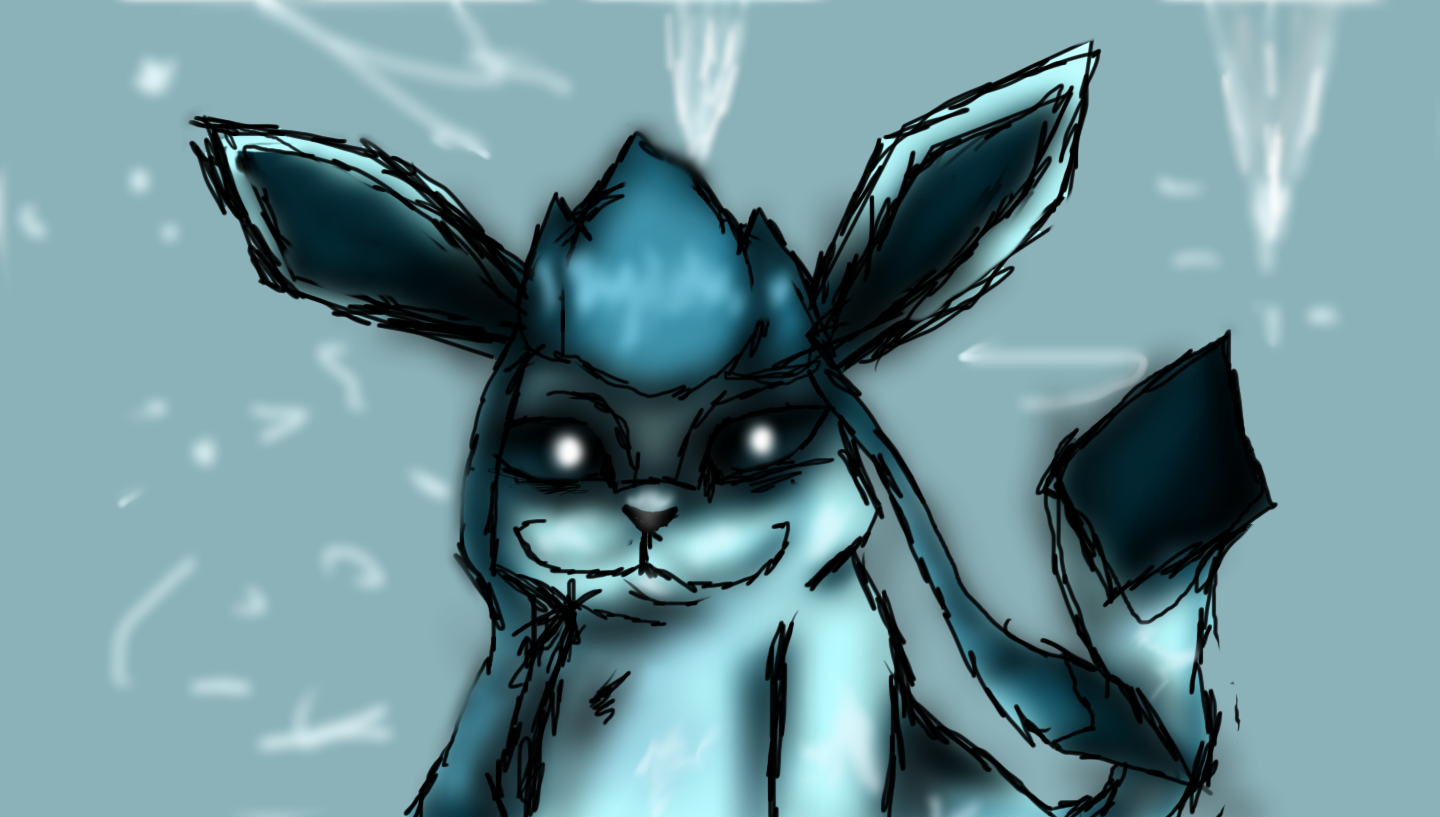 Glaceon by JazWolf2000 on DeviantArt