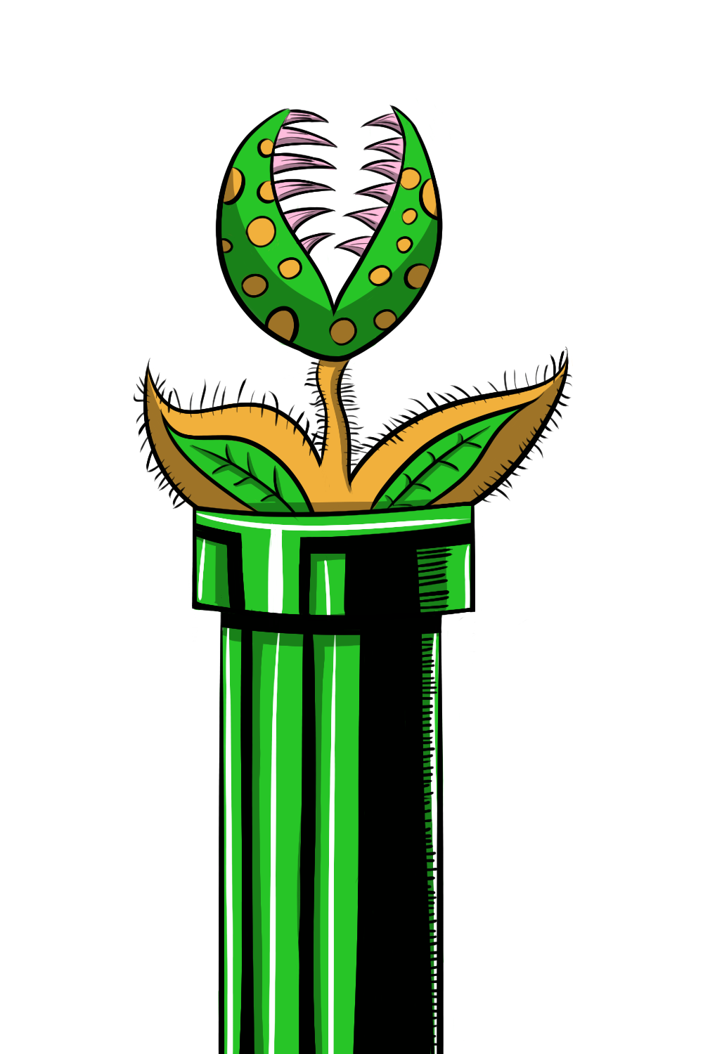 Super Mario bros. : Piranha Plant by OwenOak95 on DeviantArt