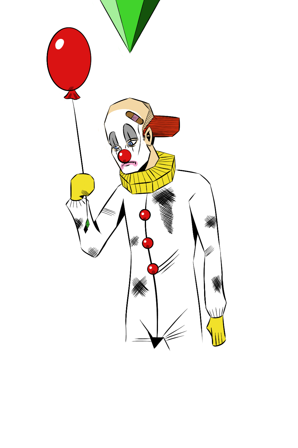 Sad Clown Painting Sims