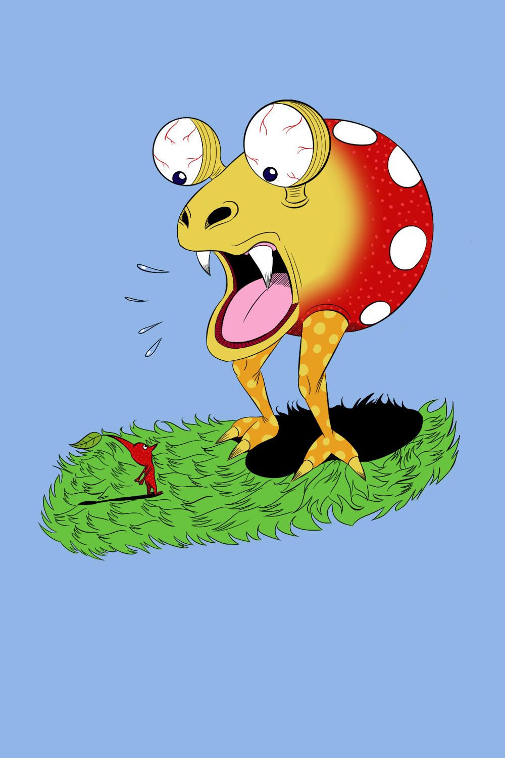 Pikmin : Red Bulborb by OwenOak95 on DeviantArt