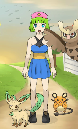 Pokemon OC Nelly (for made up region) by horserax on DeviantArt