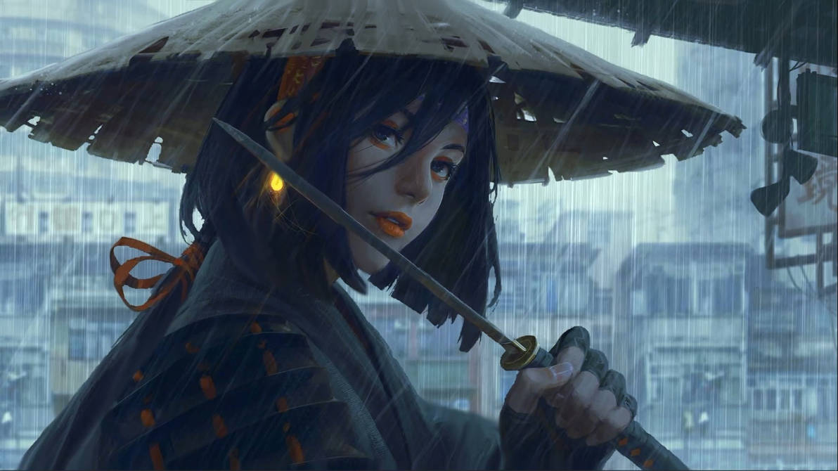 Ninja Girl For RainWallpaper (Live-Wallpaper) by ranjanb1 on DeviantArt