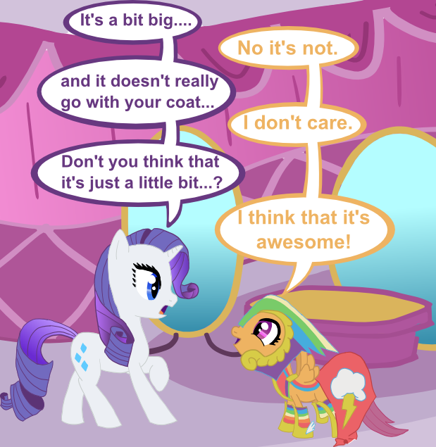 Scootaloo always dresses in style by RunbowDash on DeviantArt