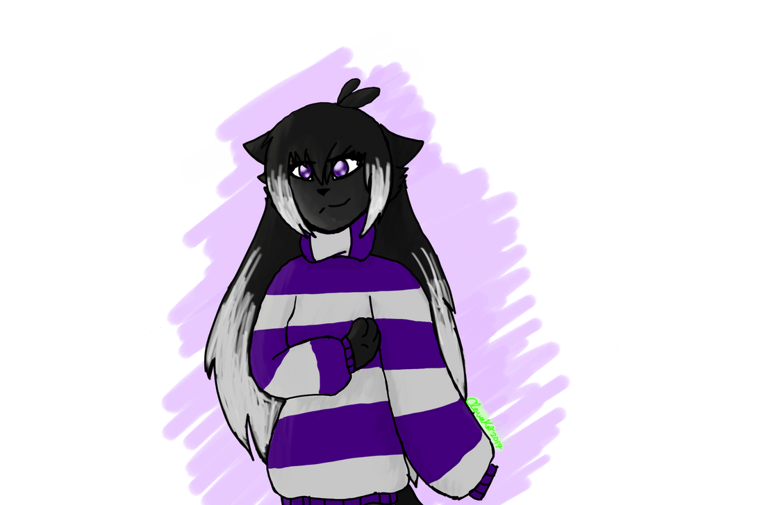 Anthro Midnight by CloverKat1015 on DeviantArt