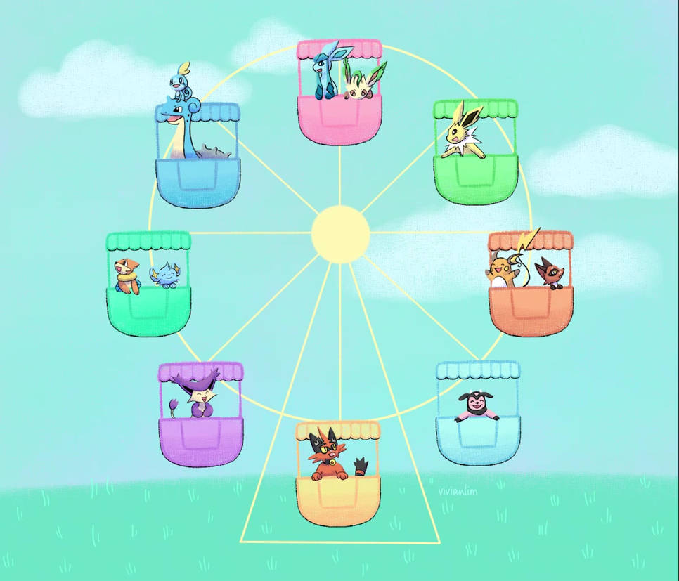 Animated: Pokemon Ferris Wheel by BluuKiss on DeviantArt