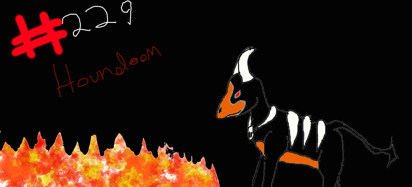 #229 - Houndoom by No1fan15 on DeviantArt