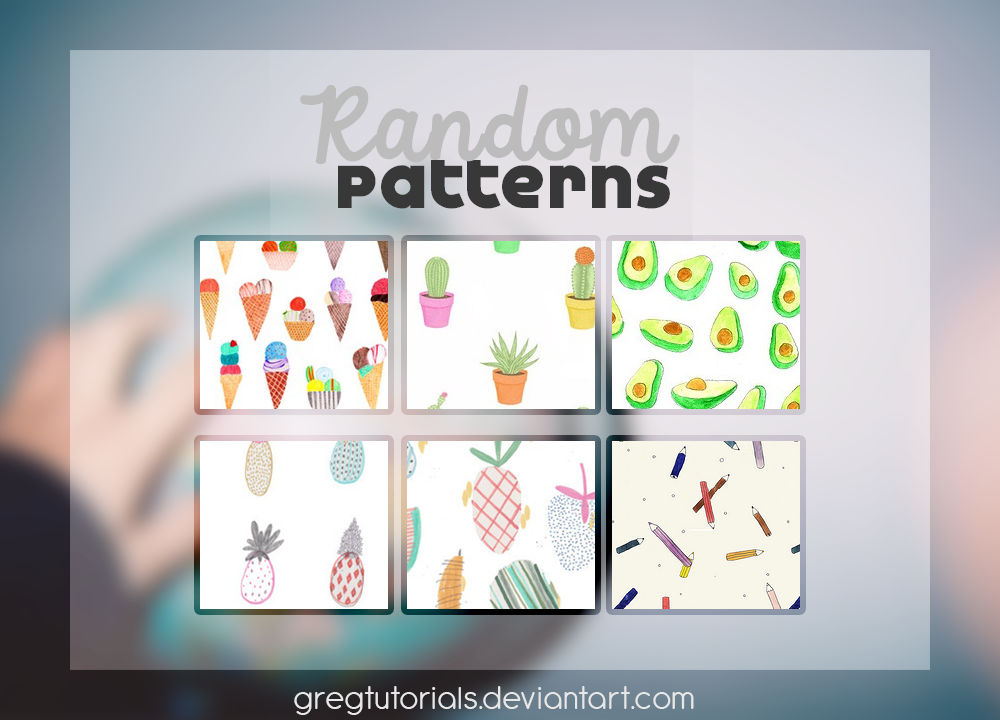 Random PHOTOSHOP Patterns by GregTutorials on DeviantArt