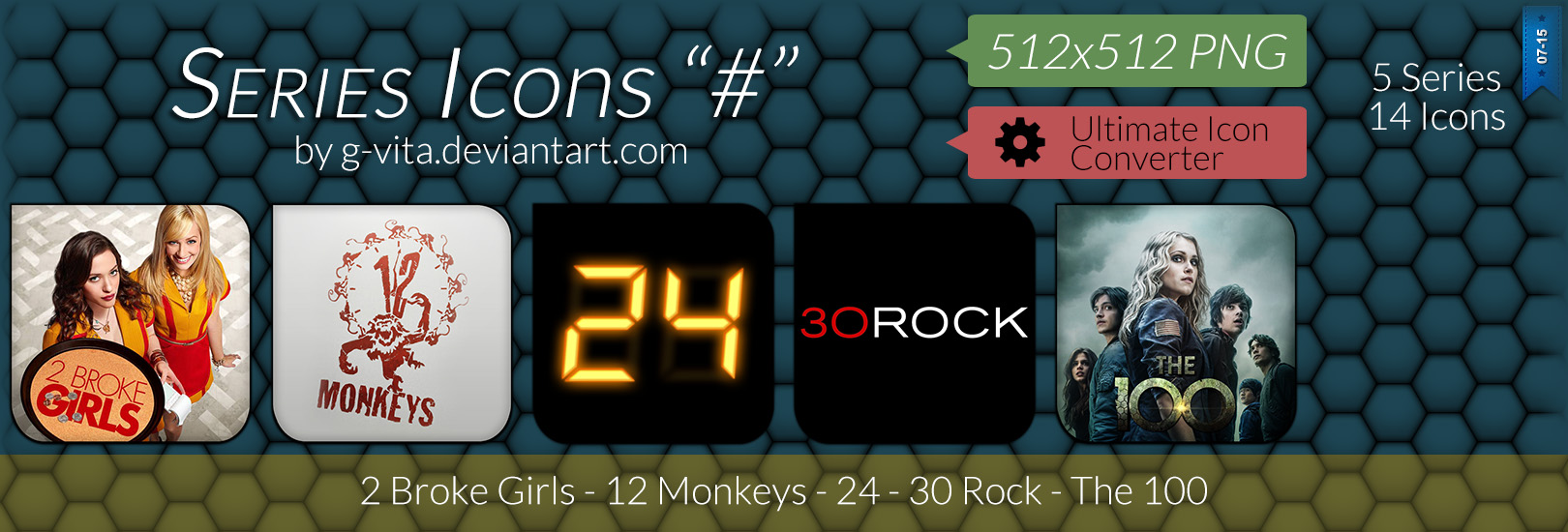 TV Series Icons # by g-Vita on DeviantArt