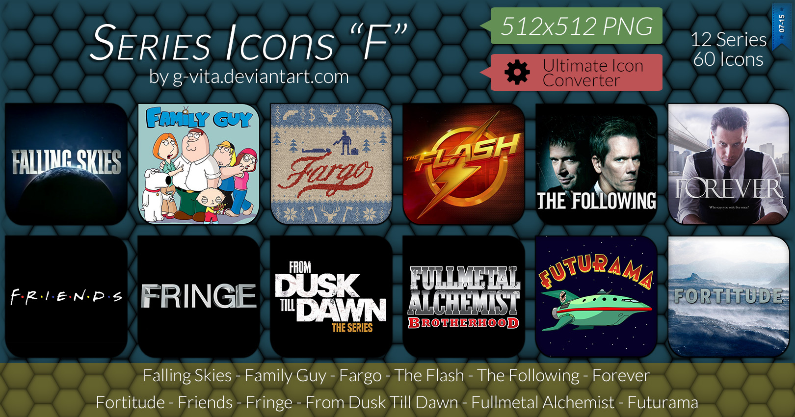 TV Series Icons F by g-Vita on DeviantArt
