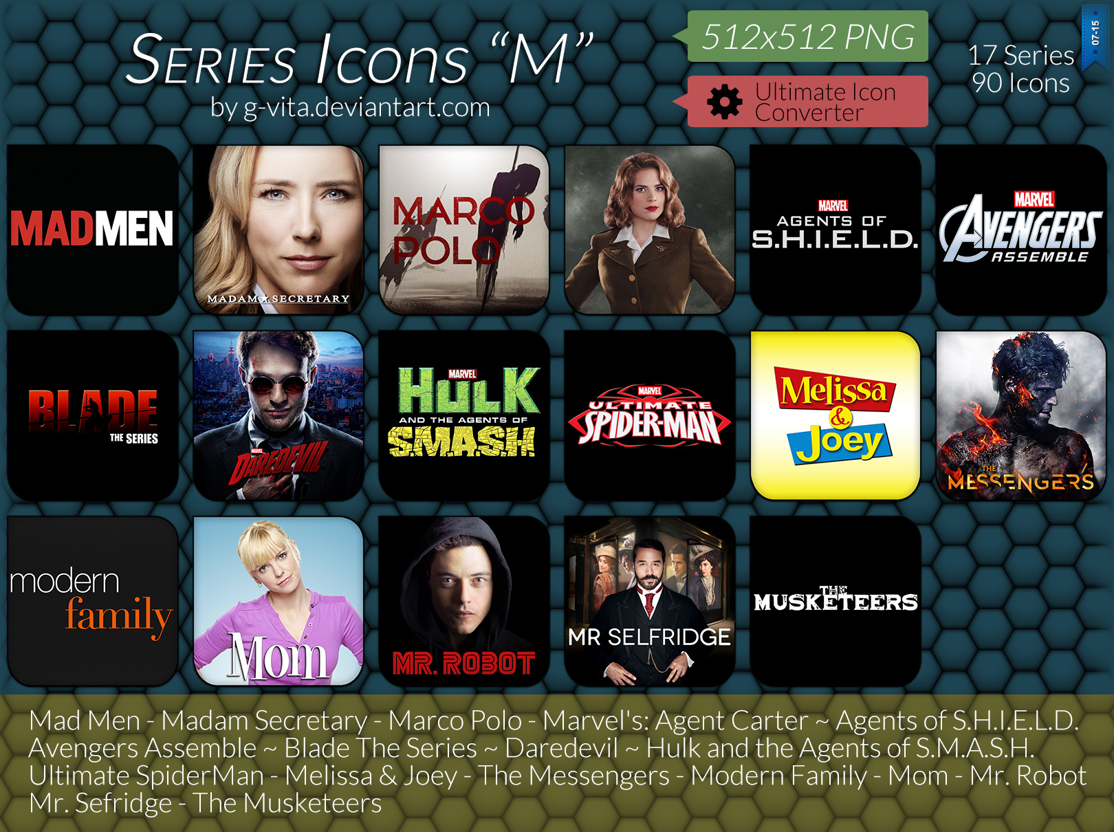 TV Series Icons M by g-Vita on DeviantArt