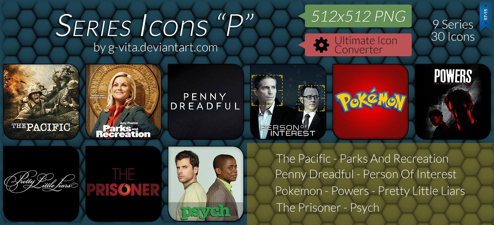 TV Series Icons P by g-Vita on DeviantArt