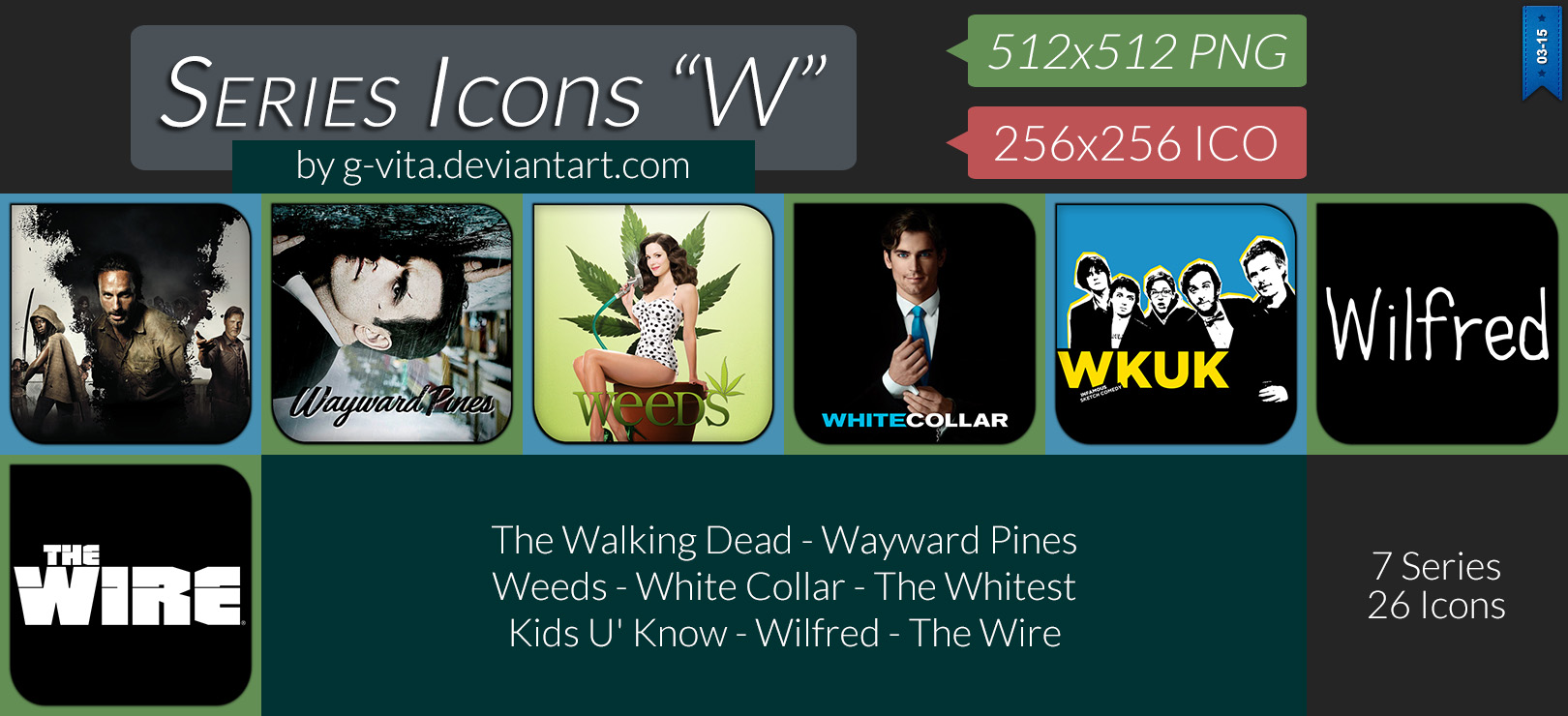 TV Series Icons W by g-Vita on DeviantArt