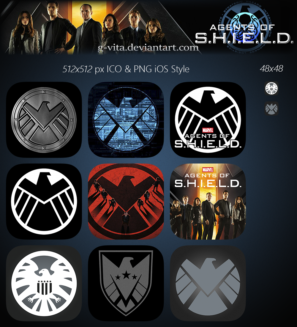 Marvel's Agents Of SHIELD TV Series Icon by g-Vita on DeviantArt