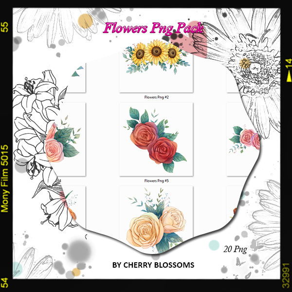 Flowers Png Pack #12 by LimonGraphicofficial on DeviantArt