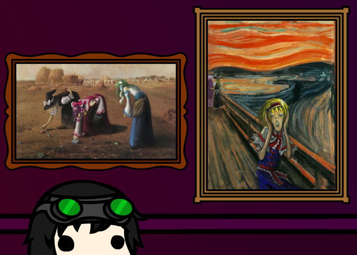 Famous Art Parody Scream