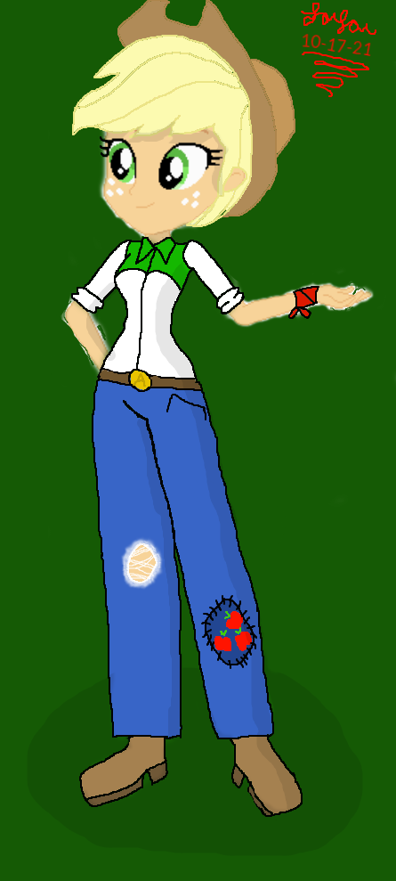 Applejack Redesign by LouLouArtwork on DeviantArt