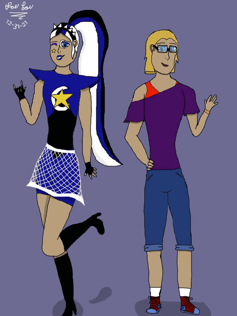 Luna in and out of costume! by LouLouArtwork on DeviantArt