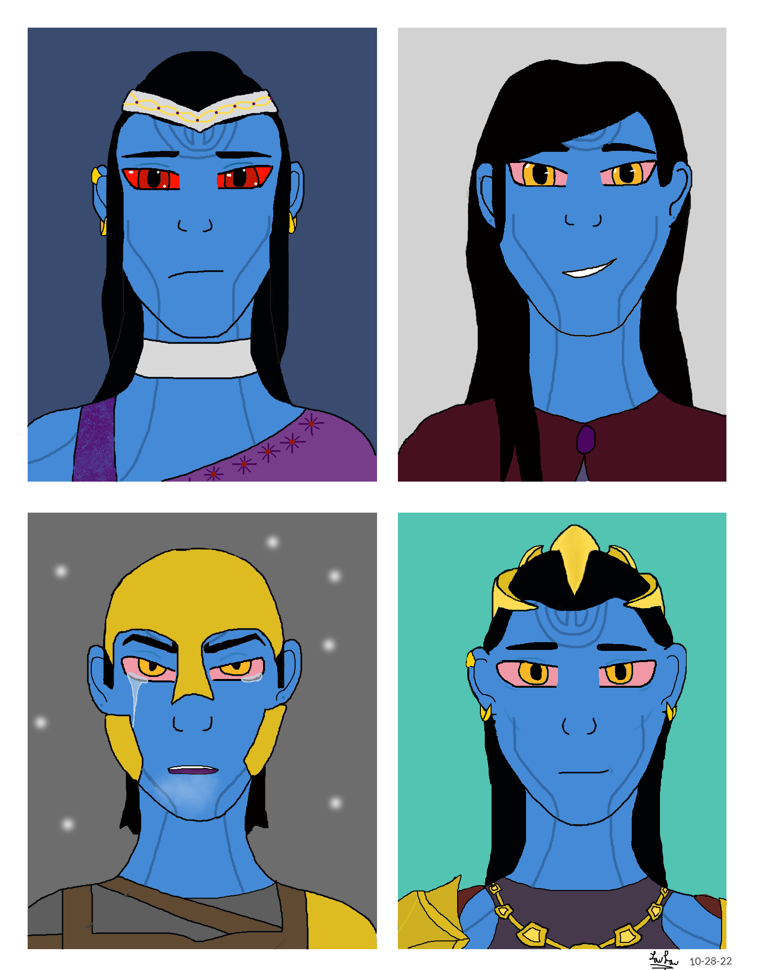 The many faces of Laufey by LouLouArtwork on DeviantArt