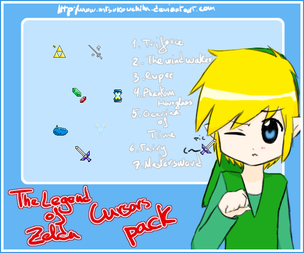The Legend of Zelda Cursors by MitsukoUchiha on DeviantArt