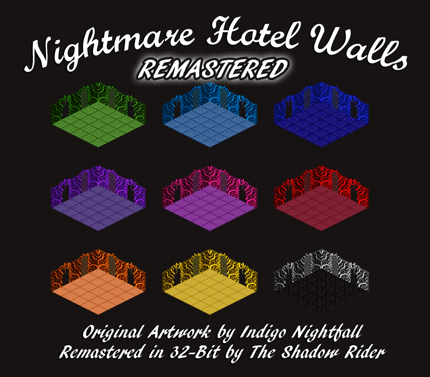 Nightmare Hotel Walls - REMASTERED 32-BIT by SammyJ-Studios on DeviantArt