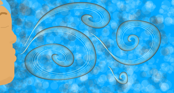 Airbending (: by Painter-Gal77 on DeviantArt