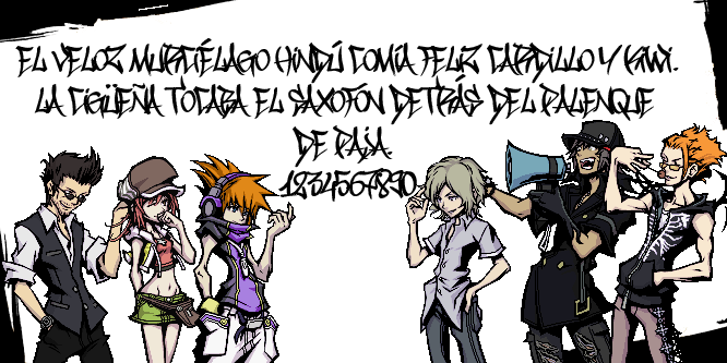 TWEWY font by Honokawa on DeviantArt