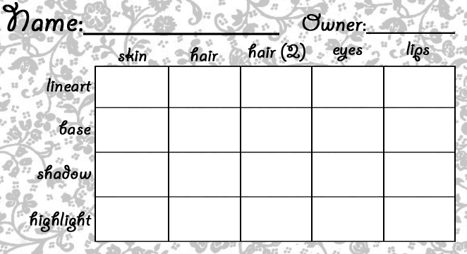 Character Color Palettes by Sparkles-McCoy on DeviantArt