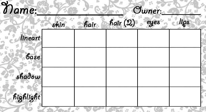 Character Color Palettes by Sparkles-McCoy on DeviantArt