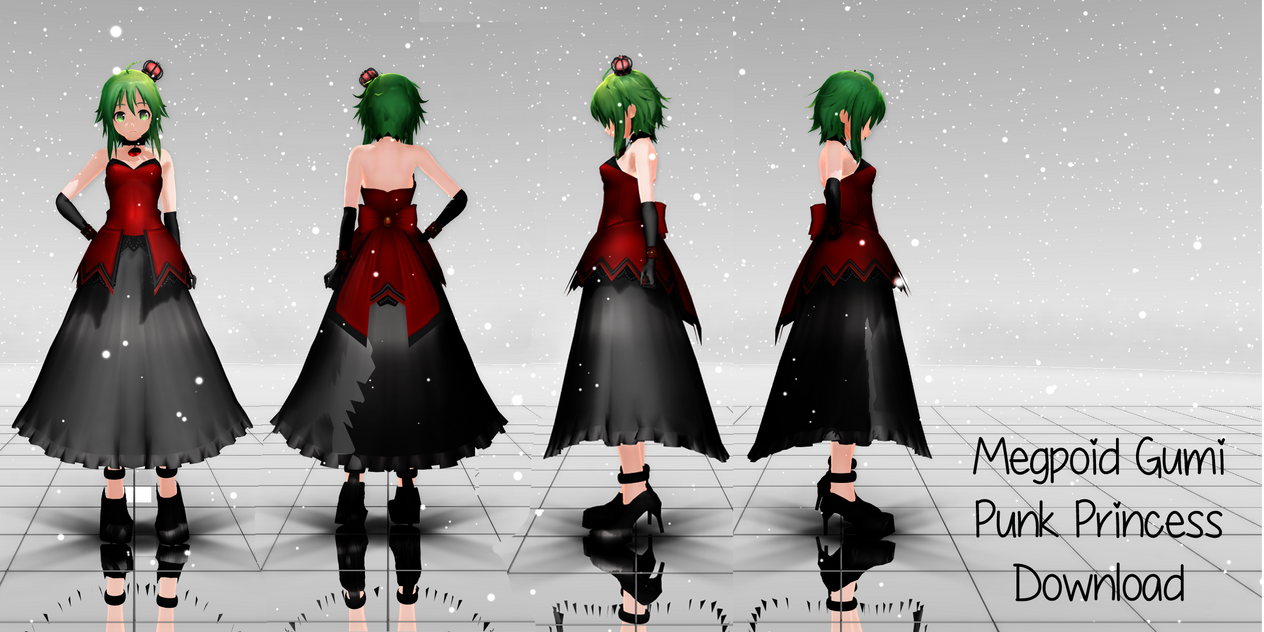 Punk Princess GUMI Download by megpoid625 on DeviantArt