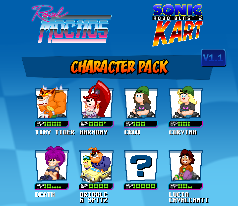 SRB2 Kart Pack V1.1 by madoldcrow1105 on DeviantArt