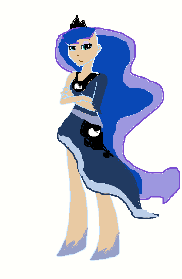 Human Princess Luna by That-scwisshy-thing on DeviantArt