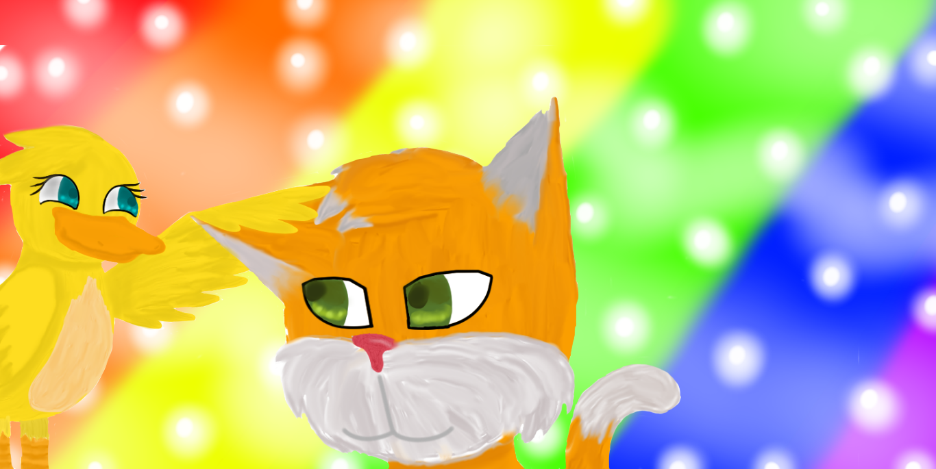 Rainbow Stripes: Stampy and Squaishy by artistgirl1221 on DeviantArt