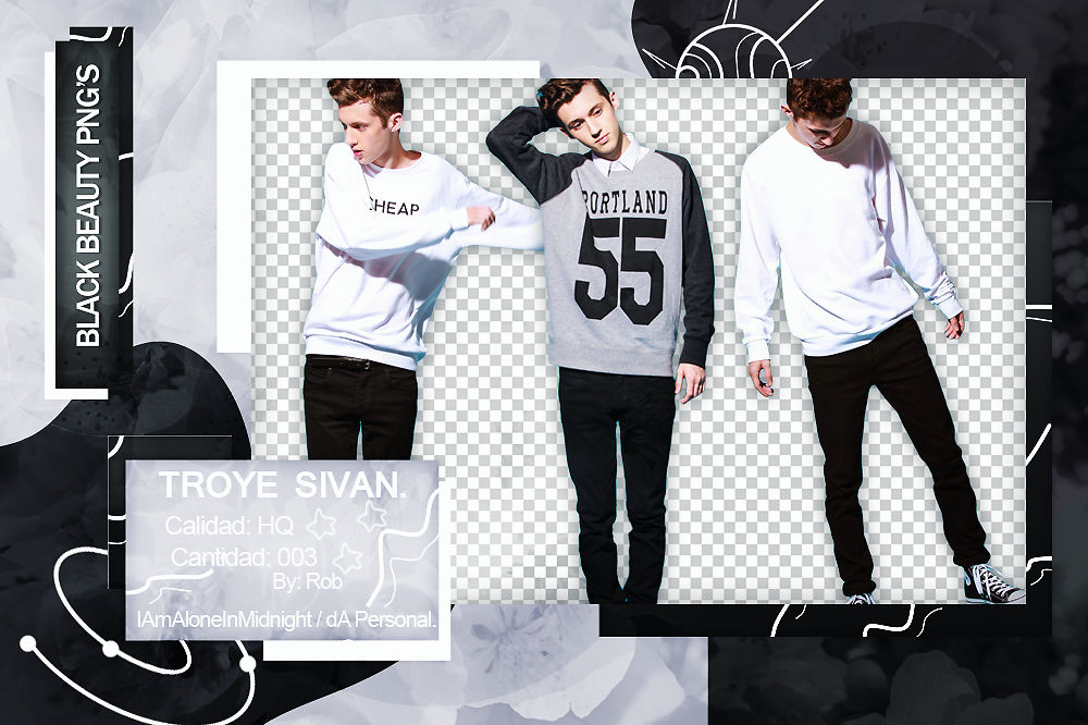 Pack Png #30| Troye Sivan. by BlackBeautyPngs on DeviantArt