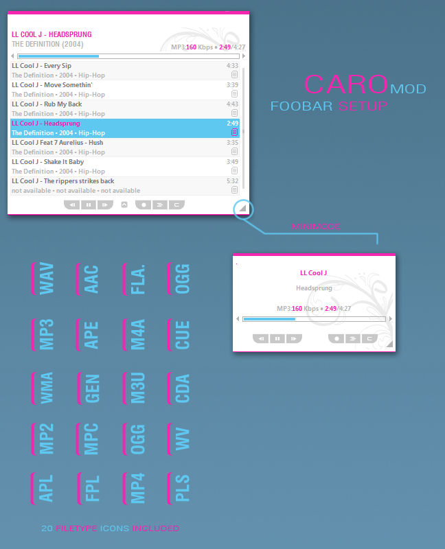 Caro Mod Foobar Config by LeCyex on DeviantArt