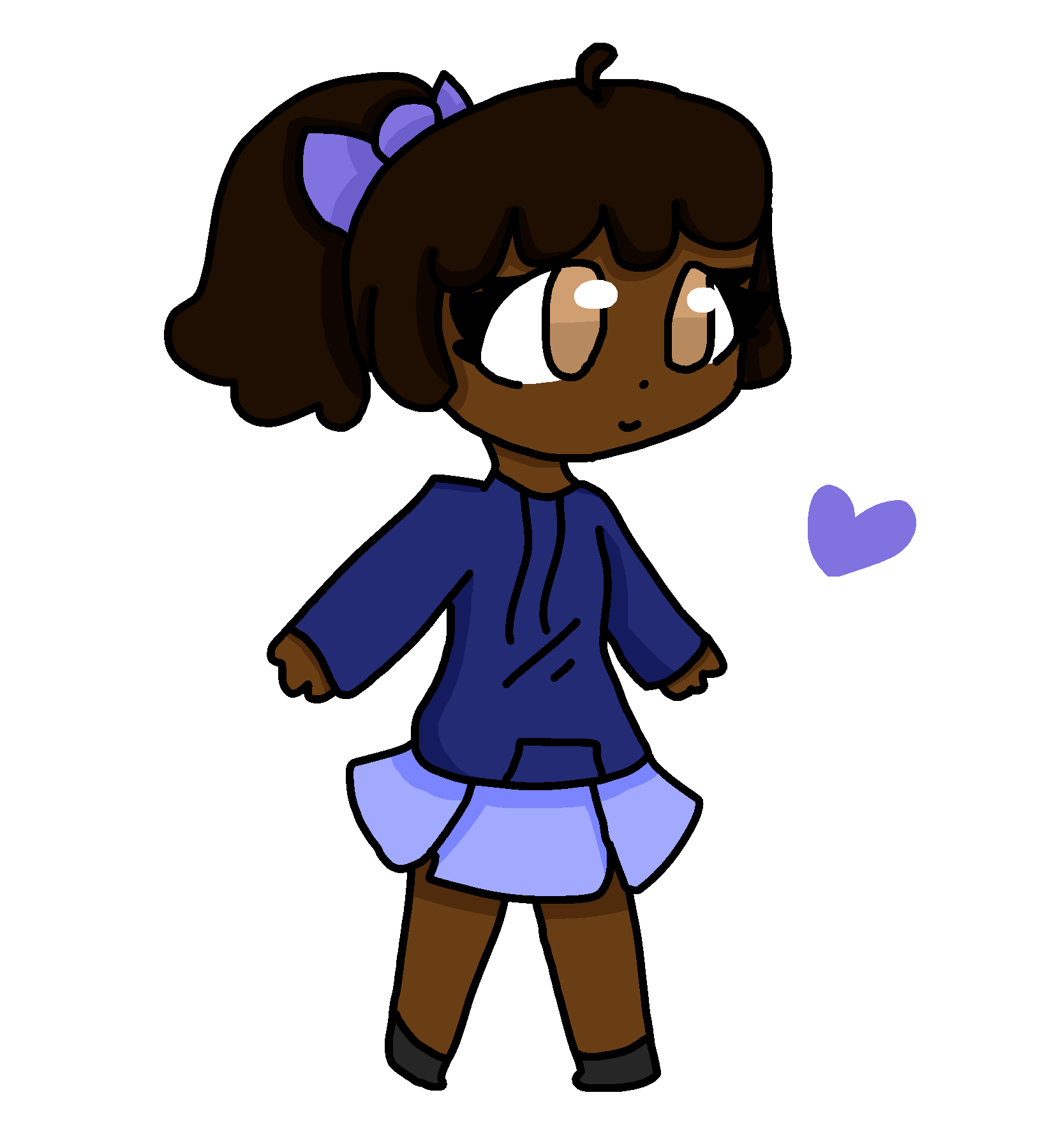 Cute Chibi - Serious Art by StarizaHeartPapyChan on DeviantArt