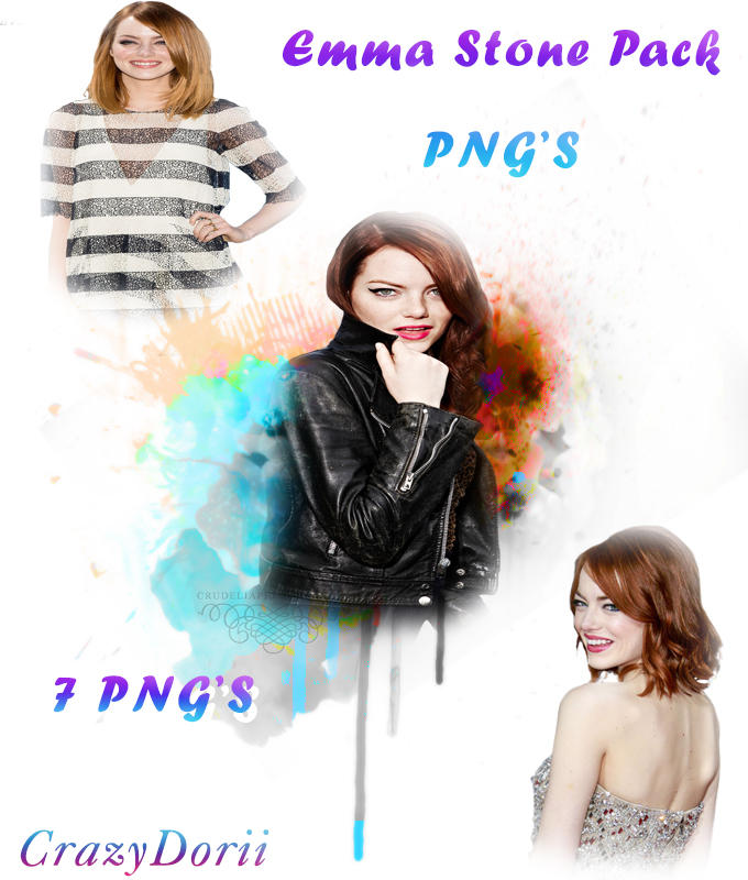 Emma Stone Pack PNG'S by CrazyDorii on DeviantArt