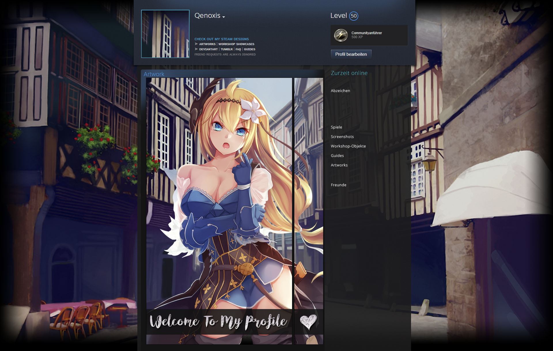 Steam Artwork Design - Sunny City Day by Qenoxis on DeviantArt