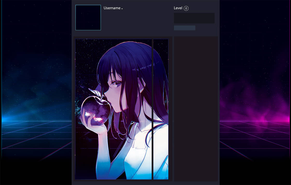 Steam Artwork Design - Synthwave Girl Dark by Qenoxis on DeviantArt