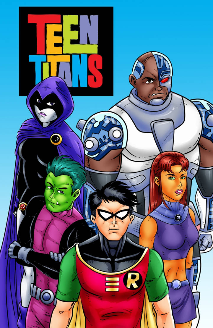 Teen Titans Animated in My Style by joeyjarin on DeviantArt