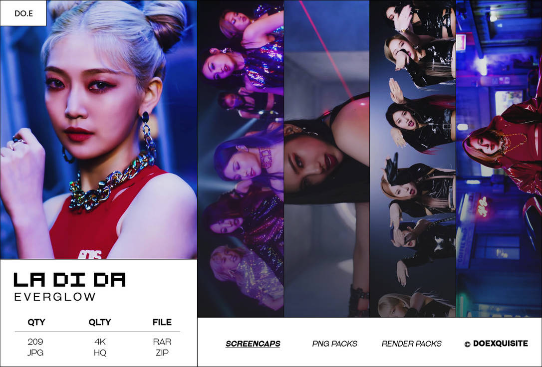 EVERGLOW 'LA DI DA' | Screencaps by doexquisite on DeviantArt