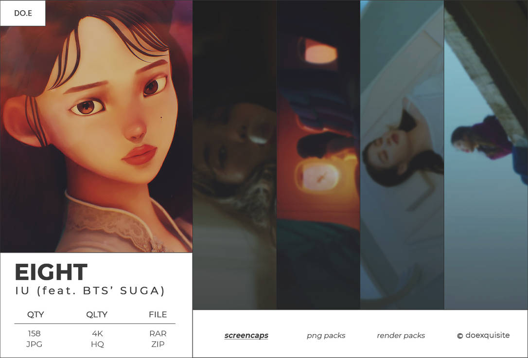 IU 'Eight (Feat. SUGA of BTS)' | Screencaps by doexquisite on DeviantArt